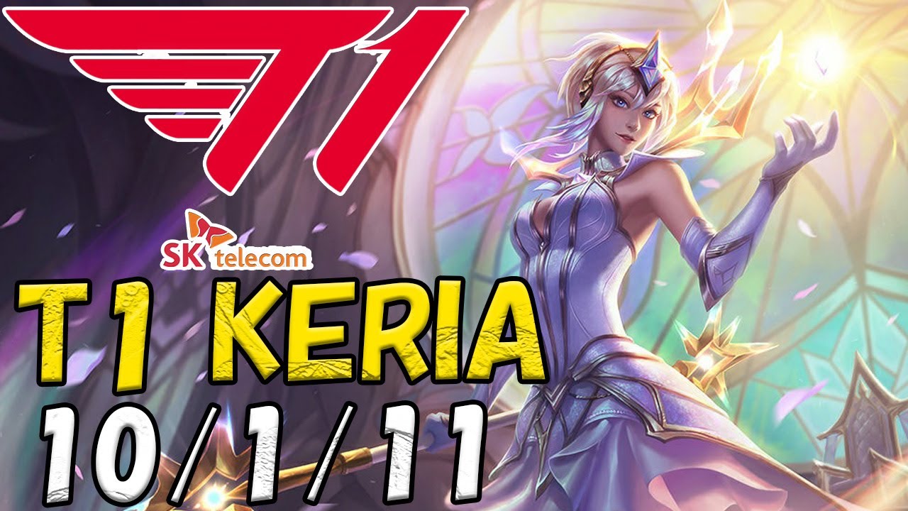 T1 Keria ラックス(Lux) VS スレッシュ(Thresh) SUPPORT patch 12.18 KR RANK - YouTube