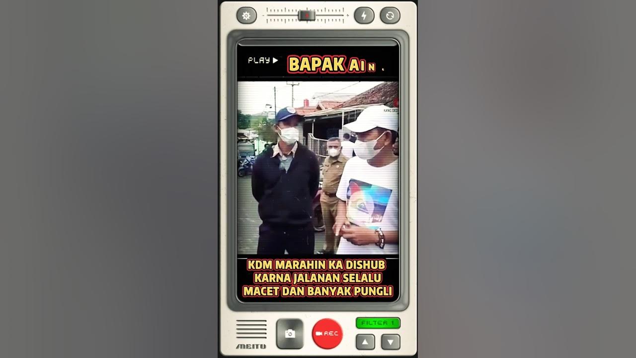 KDM marahin Kadishub Karna jalanan selalu macet dan banyak pungli #kangdedimulyadi # ...