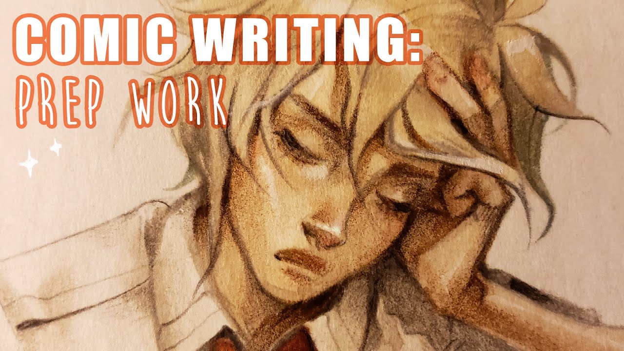 STEPS TO WRITE A COMIC SCRIPT // Watercolor Ink speedpaint + chat - YouTube