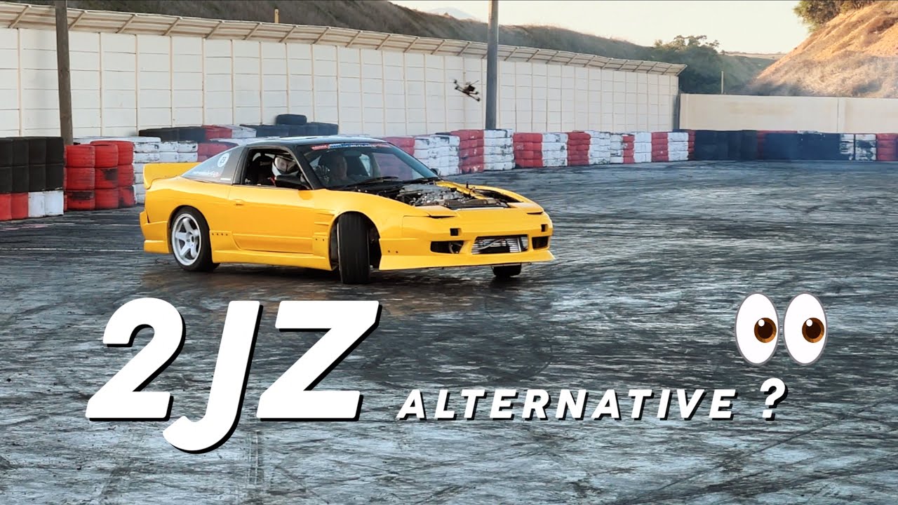 Nissan 200SX VQ Turbo lets loose on the pitch ! - YouTube