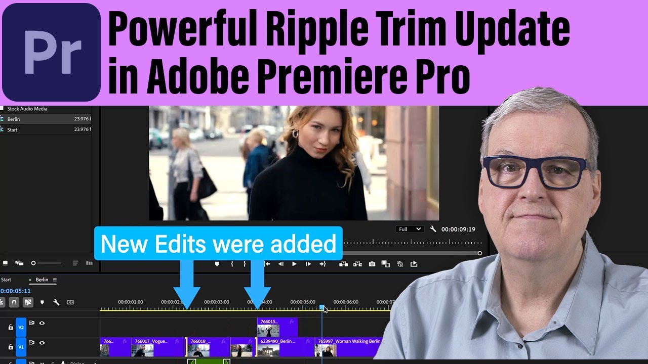 Powerful Ripple Trim Update in Adobe Premiere Pro - YouTube
