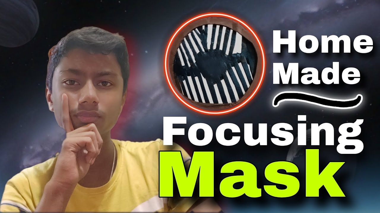 How to make focusing mask for 76mm telescope🔭 - YouTube
