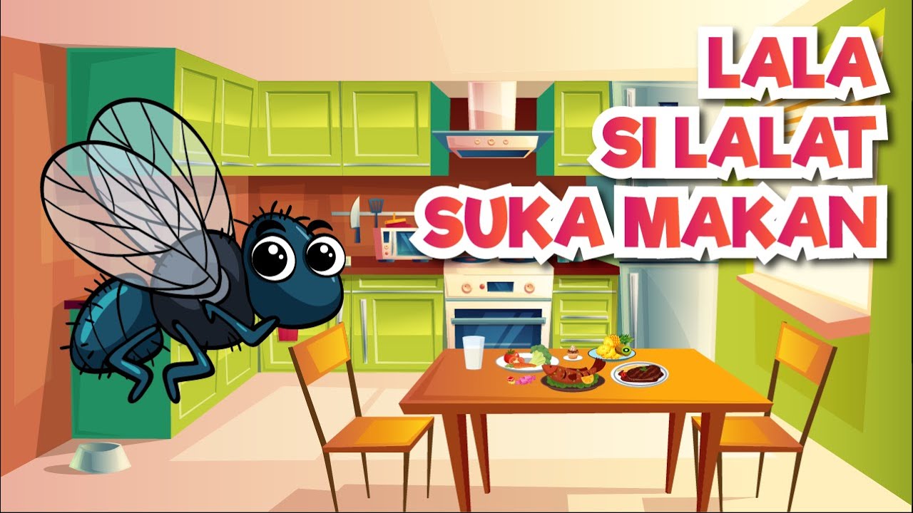Cerita Dongeng Hewan Bahasa Indonesia - Lala Si Lalat Suka Makan - YouTube