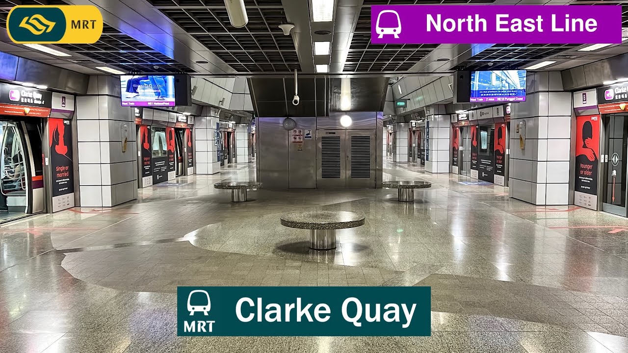 Singapore Vlog 4: Clarke Quay MRT Station - YouTube
