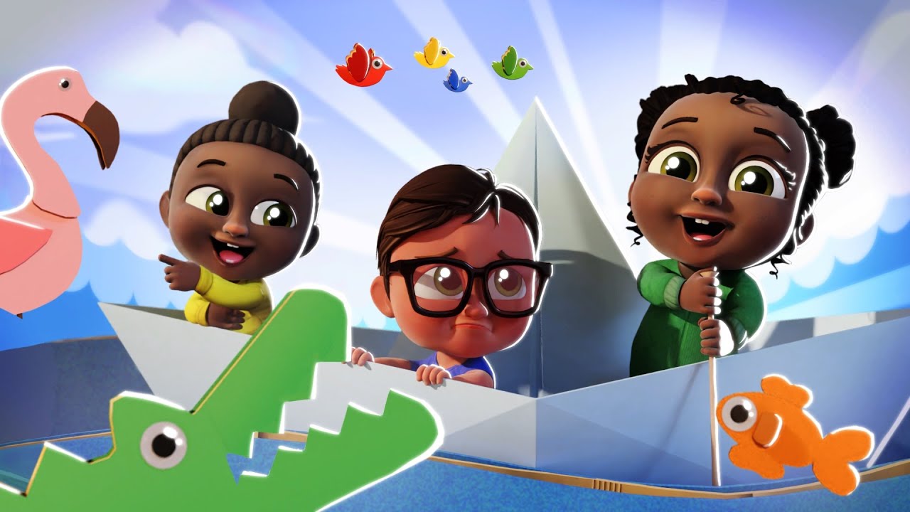 Row Your Boat | And More Classic Learning Songs | Nookaboos - YouTube