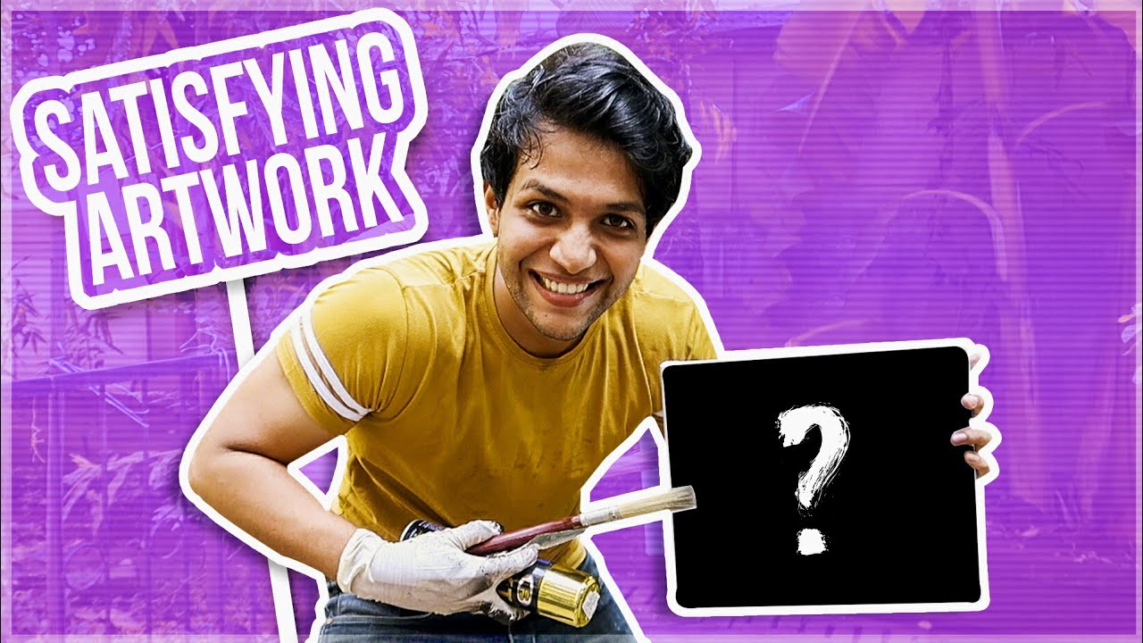 Crazy Painter Painted Most SATISFYING artwork - YouTube
