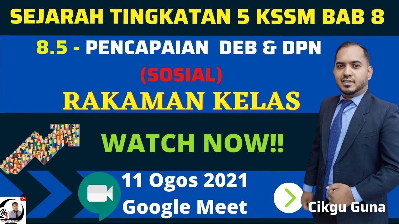 SEJARAH TINGKATAN 5 KSSM | 8.5 PENCAPAIAN DEB & DPN (SOSIAL) - YouTube