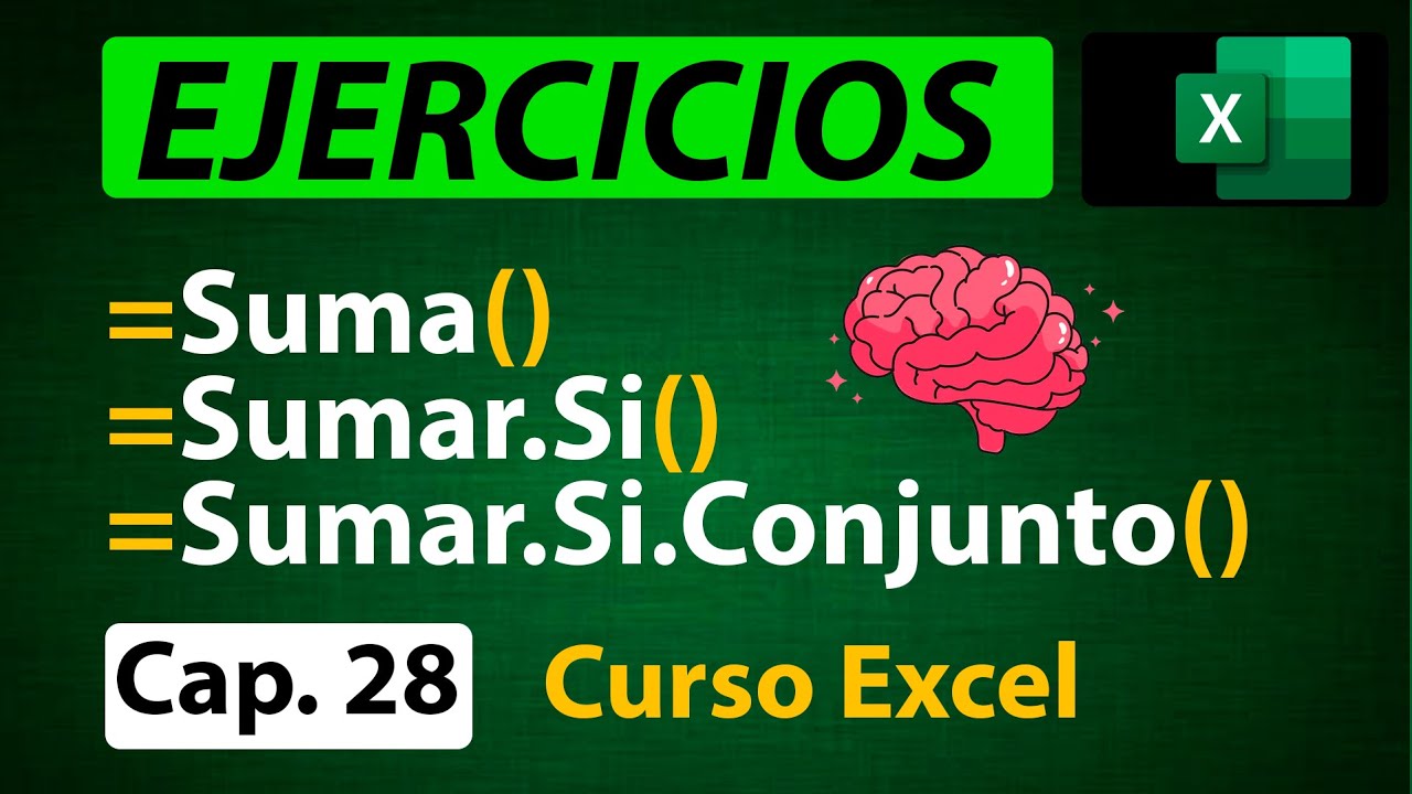 Función Suma, Sumar.Si, Sumar.Si.Conjunto 🚀(Ejercicios para practicar ...