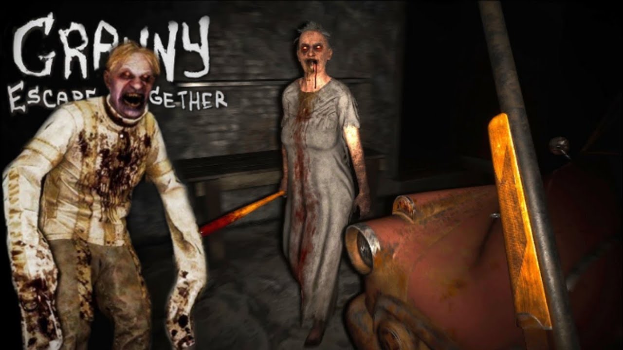 CAN WE NEW LADDER ESCAPE IN GRANNY ESCAPE TOGETHER - YouTube