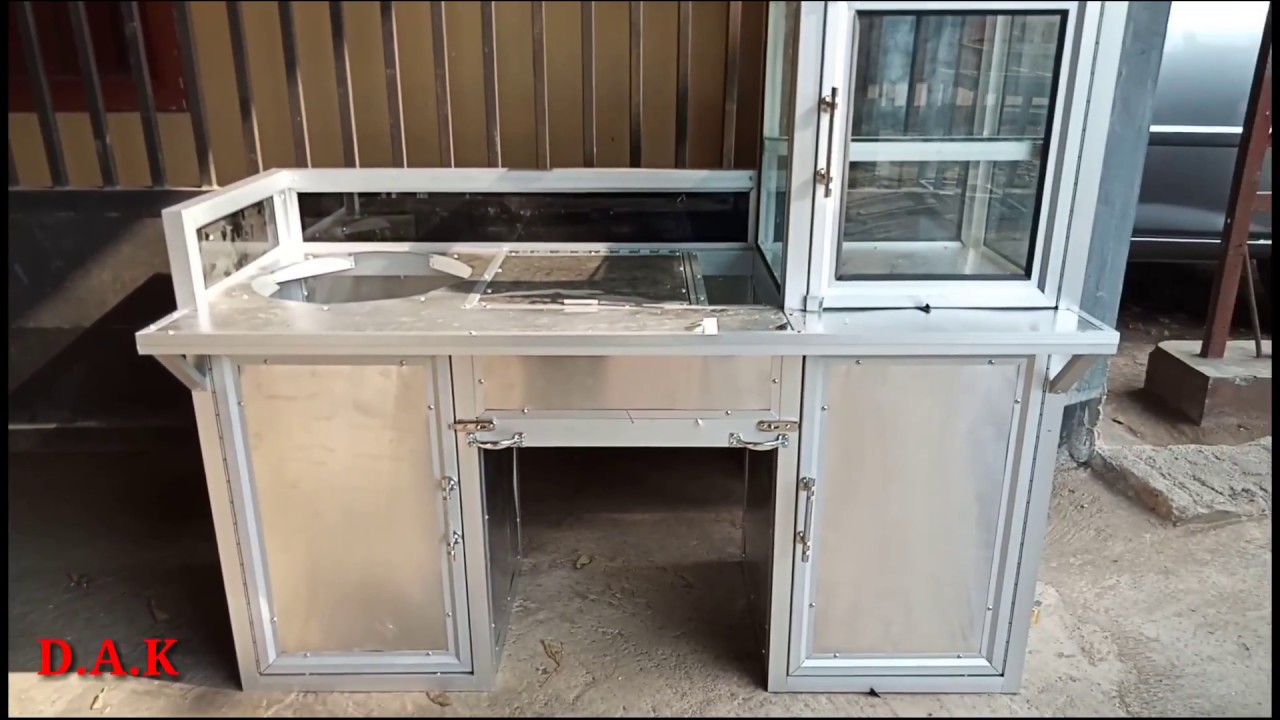 Cara membuat rombong bakso minimalis - YouTube