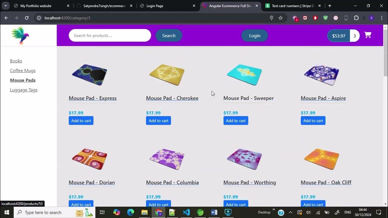 ECommerce Application Using Springboot and Angular - YouTube