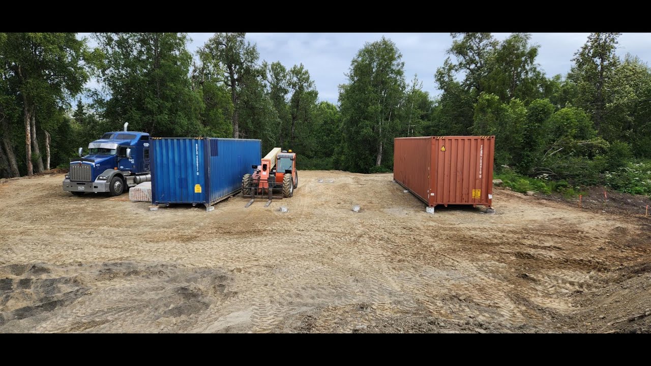 DIY Shipping Container Workshop Build - Alaska - Part 2 - YouTube