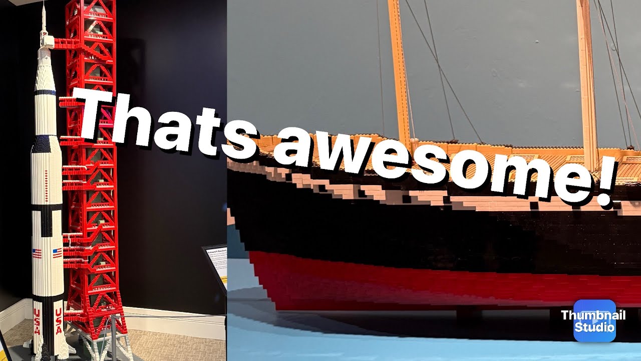 I went to the Traveling Bricks Exhibition! - YouTube