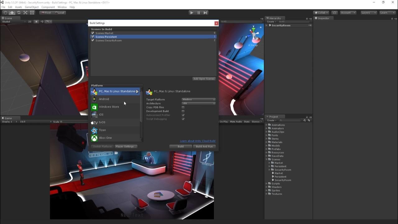 Build and Player Settings - Unity Official Tutorials - YouTube