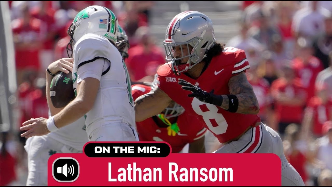 Ohio State's Lathan Ransom discusses the defensive performance vs ...