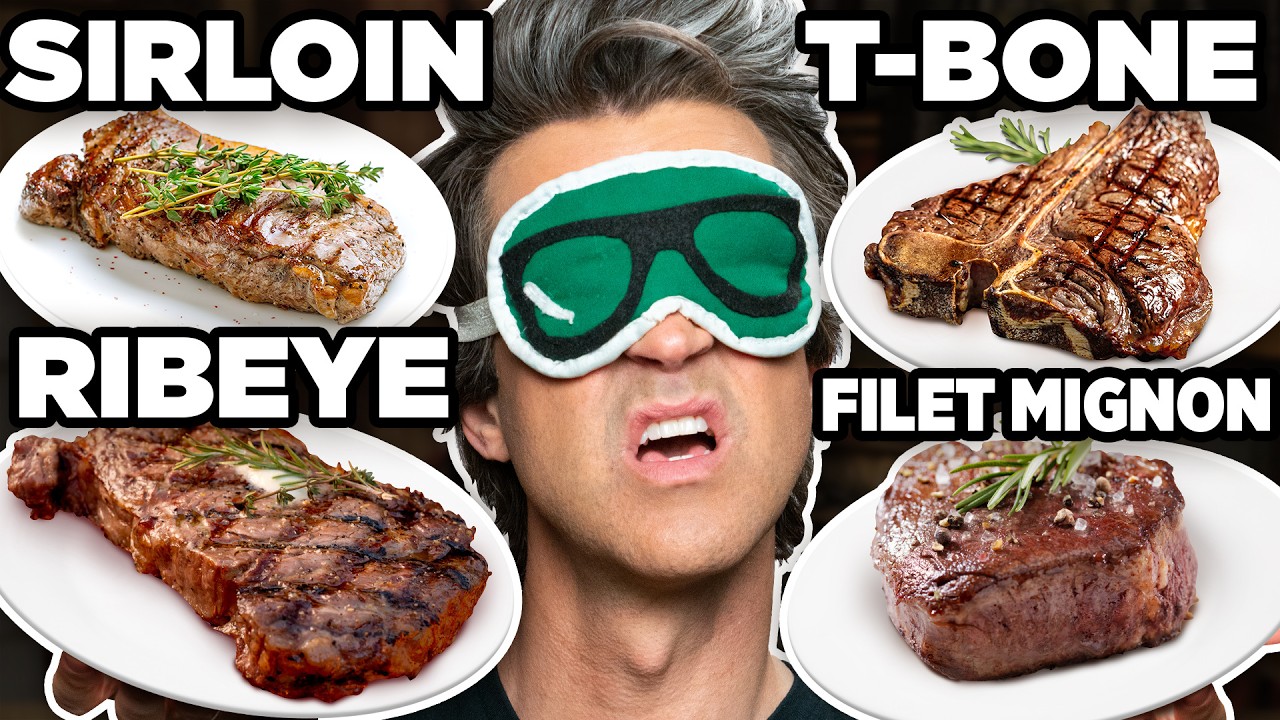 Can We Guess The Steak Cut? (Blind Taste Test) - YouTube