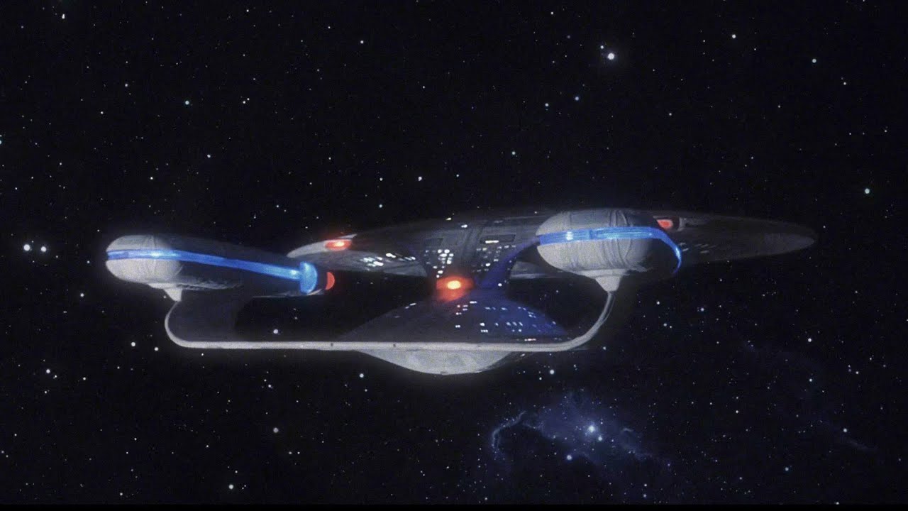 USS Enterprise NCC-1701-D Motion controlled Miniature Shot (AMT 1:1400 ...
