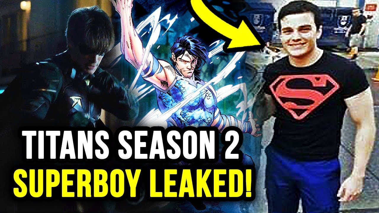 First Look at SUPERBOY & Aqualad CAST for Titans Season 2! - YouTube