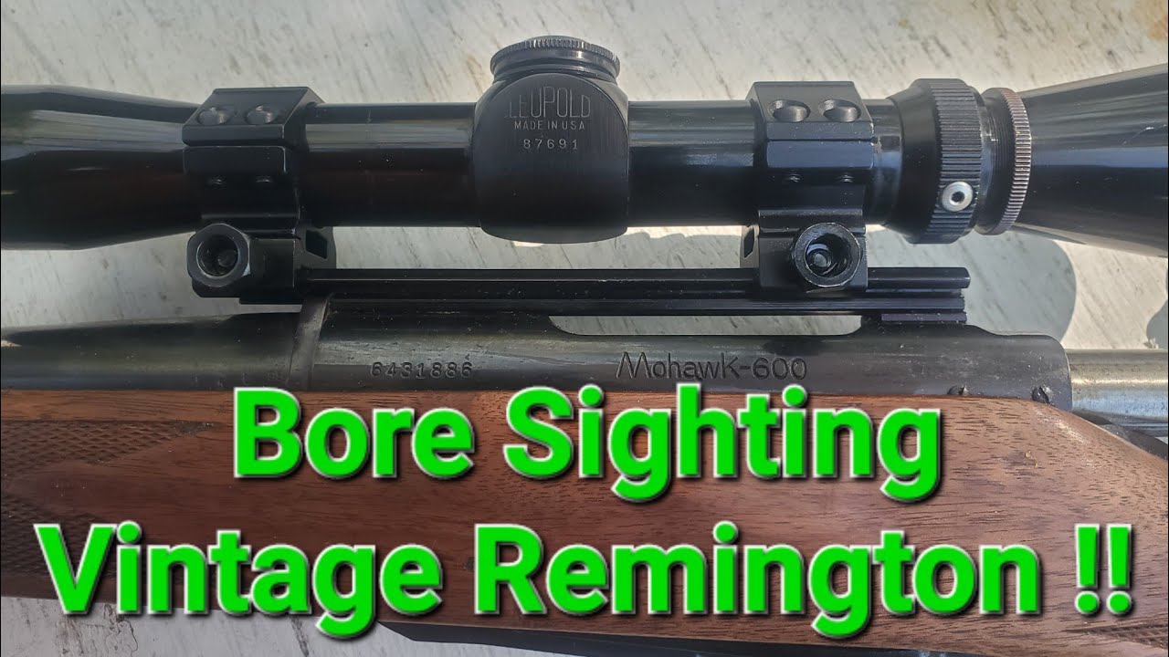 Remington 600 Mohawk 308 Vintage Leupold 2x7 Scope Laser How To Bore ...