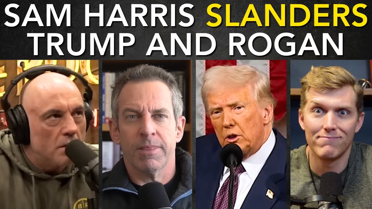 Sam Harris UNDER FIRE For SLANDERING Trump and Joe Rogan - YouTube