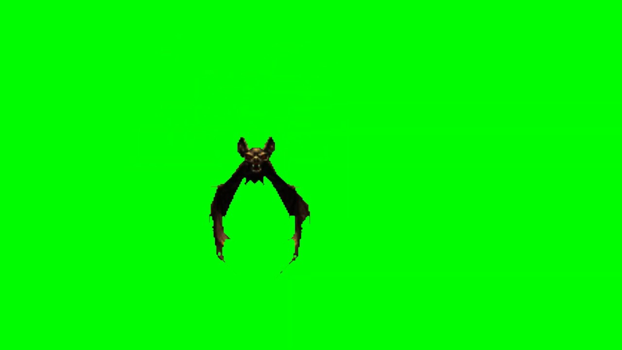 4K Flying Bats many types green screen animation effect | Full Stock ...