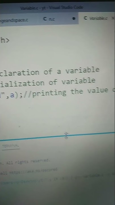 Declaration And Initialization Of Variable Youtube Programming Youtubeshorts Coding 7872