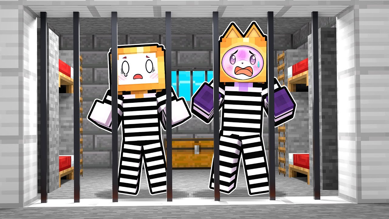 WE ESCAPE A *MAX LEVEL* PRISON IN MINECRAFT! (LANKYBOX MINECRAFT ...