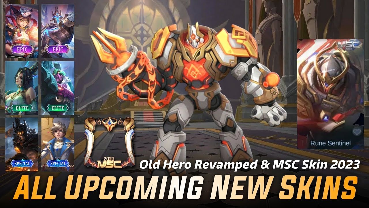 UPCOMING 5️⃣0️⃣+ NEW SKINS 2023 | ML LEAKS - YouTube