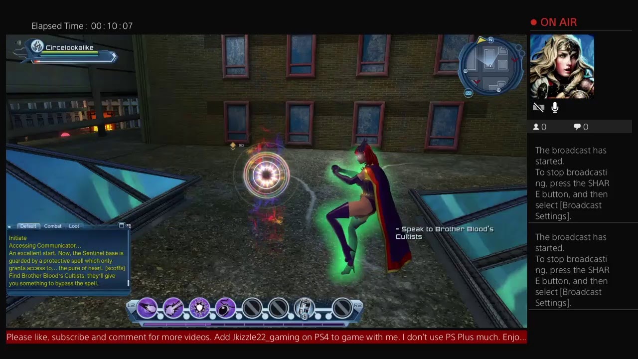 DCUO gameplay with character Creation mentor Circe - YouTube