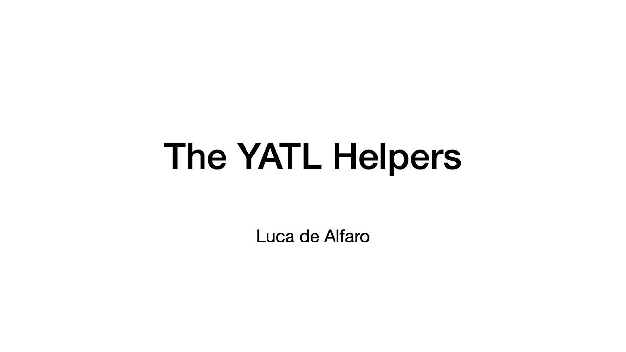 YATL helpers - YouTube