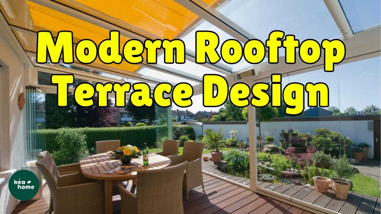 Creative Roofed Terrace Design Inspirations Open Terrace Roof Design ...