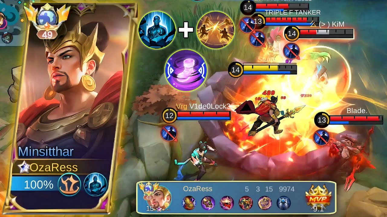 Revamped Minsitthar ROAMER!! Full Tank Gameplay - Mobile Legends Bang ...