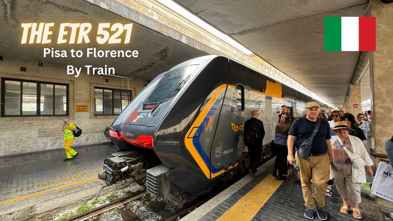 The ETR 521 Train from Pisa to Florence - YouTube