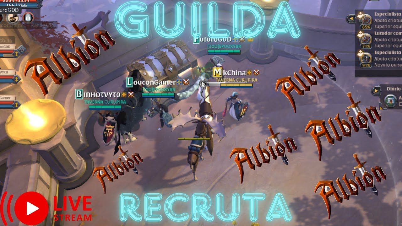 ALBION ONLINE GUILDA RECRUTANDO - YouTube