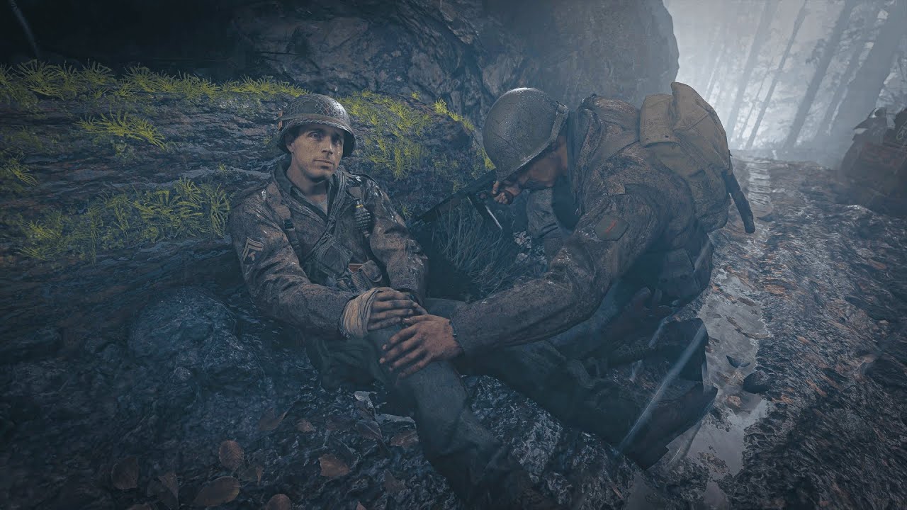 Hürtgen Forest 1944 [4K Ultra, 2023] | Call of Duty WW2 (Hill 493 ...