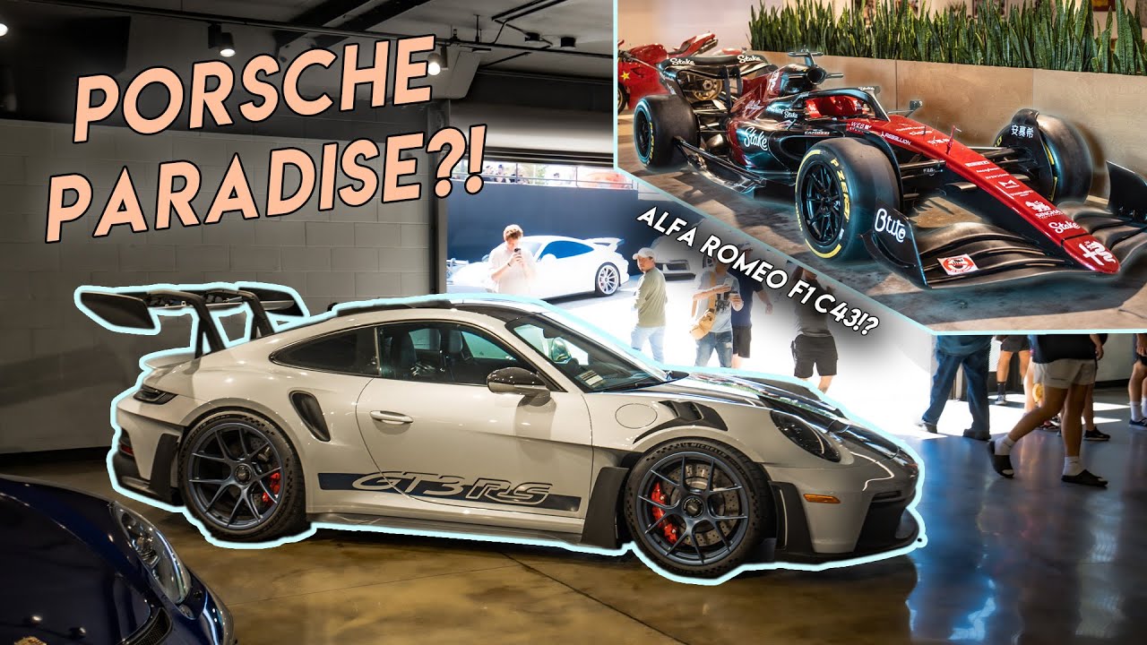 BEST MEET FOR PORSCHE LOVERS!? 2023 F1 CAR IN A COFFEE SHOP?? - YouTube