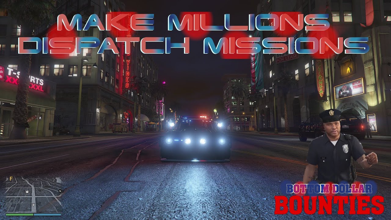 Clean up the streets in Dispatch Work GTA Online - YouTube
