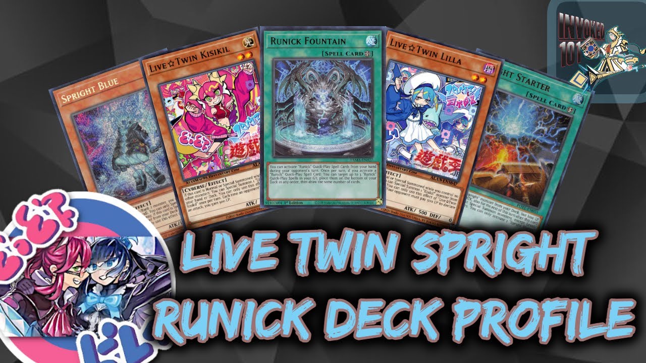 Live Twin Spright Runick Deck Profile! + Combos! - YouTube