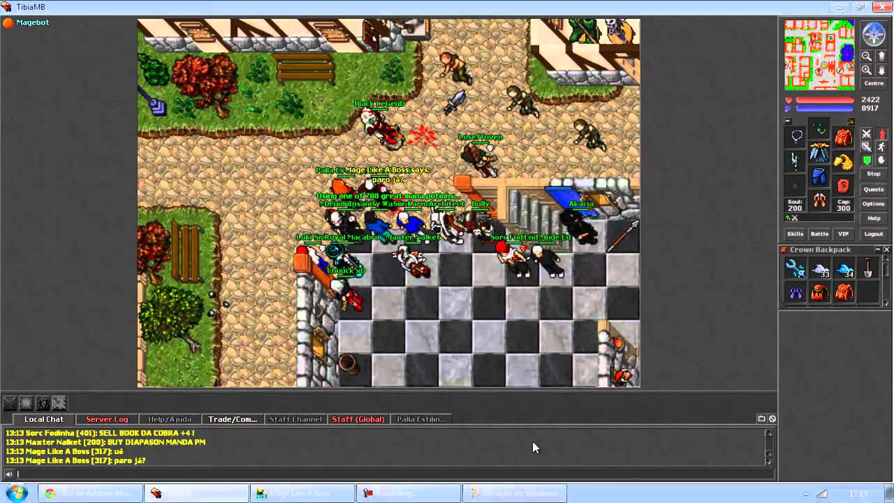 Tibia 10.34 Cracked XenoBotTibia.net - YouTube