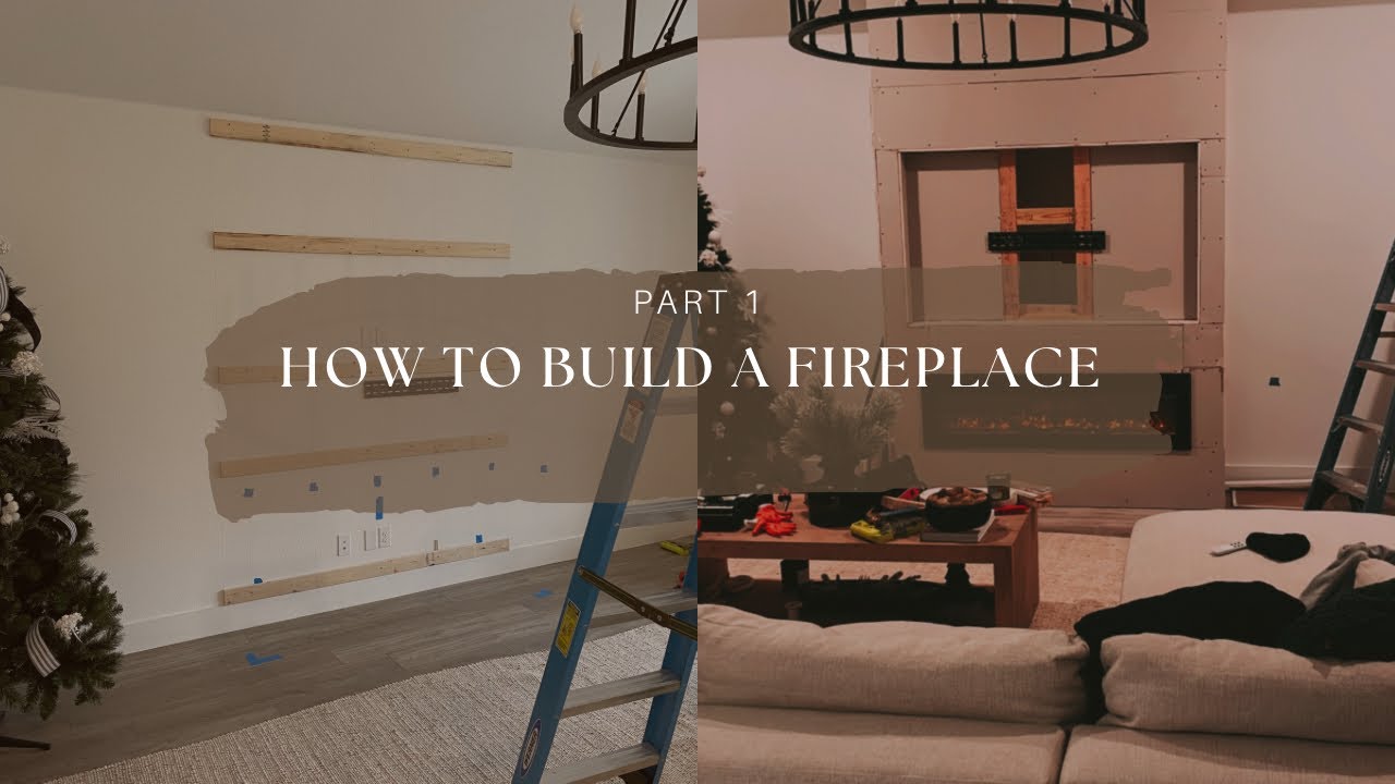DIY: How To Build A Fireplace | Part 1 - YouTube