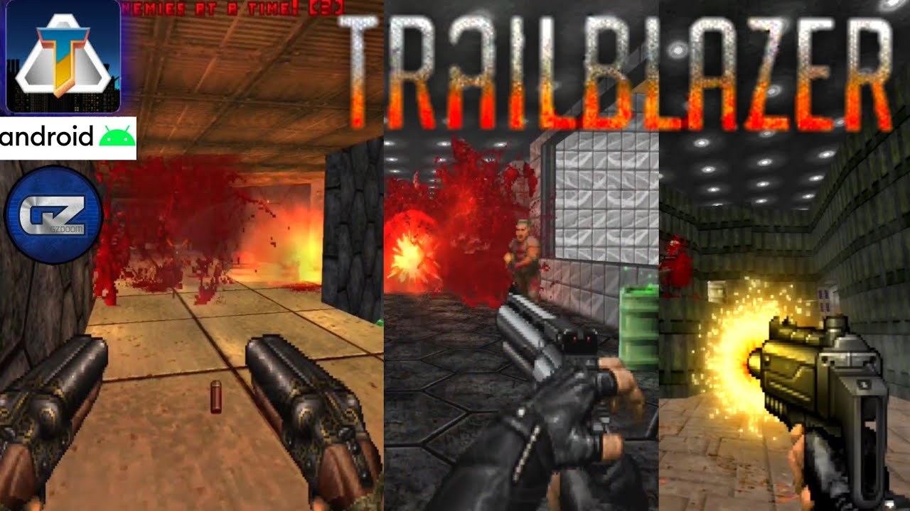 Trailblazer addons gameplay [E1M4~] on Delta Touch [Doom Mod] - YouTube