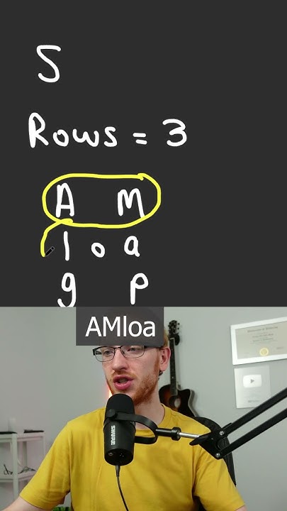 ZigZag Conversion - Leetcode 6 - YouTube
