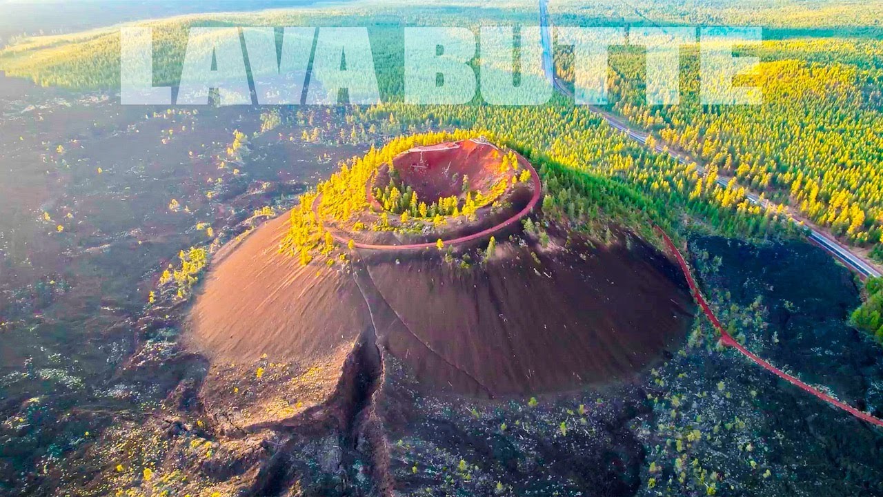 Lava Butte - Cinder Cone in Bend, Oregon | Lava Lands at Sunset - YouTube
