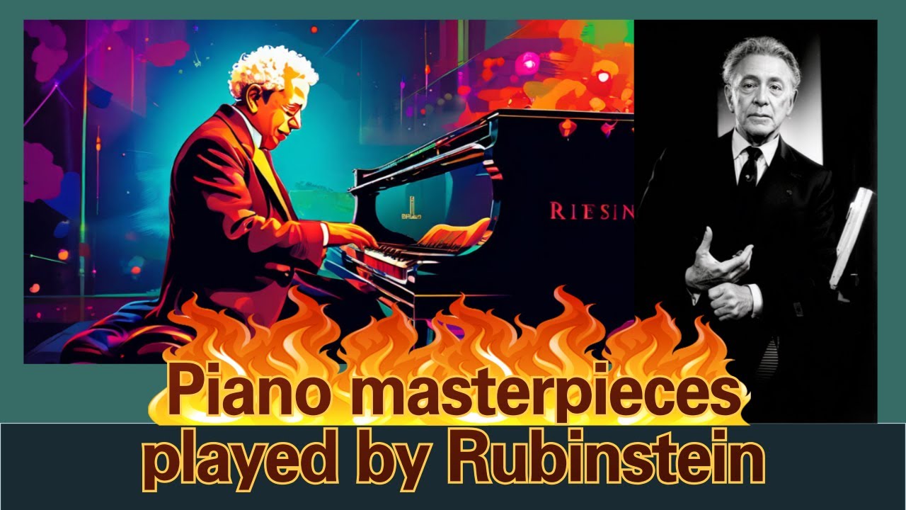 Piano masterpieces played by Rubinstein - YouTube