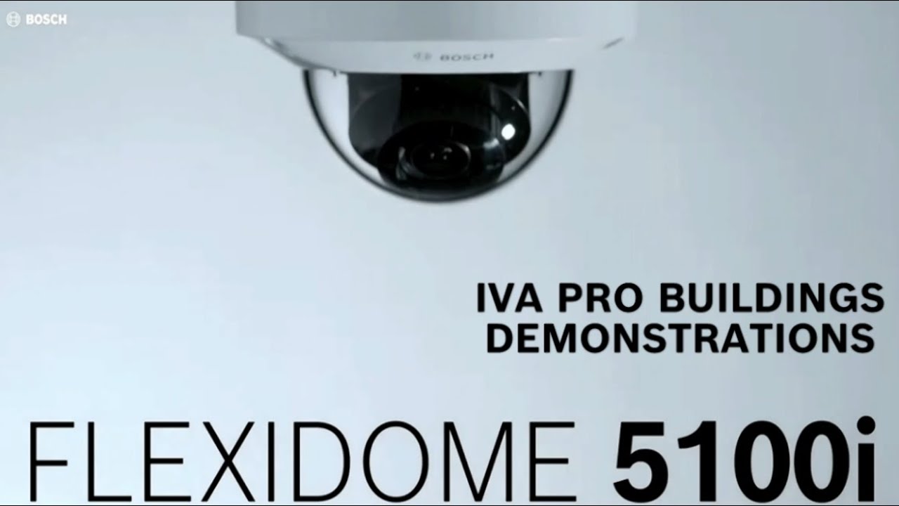 Bosch FLEXIDOME indoor/outdoor 5100i (IR) IVA Pro Buildings ...