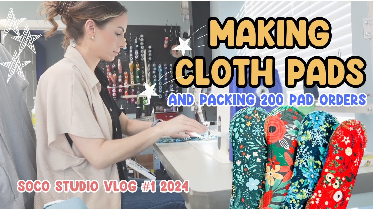 2024 SOCO STUDIO VLOG # 1: Pad sewing, prepping and shipping - YouTube