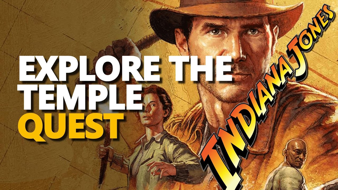Explore the Temple Indiana Jones and the Great Circle Game - YouTube