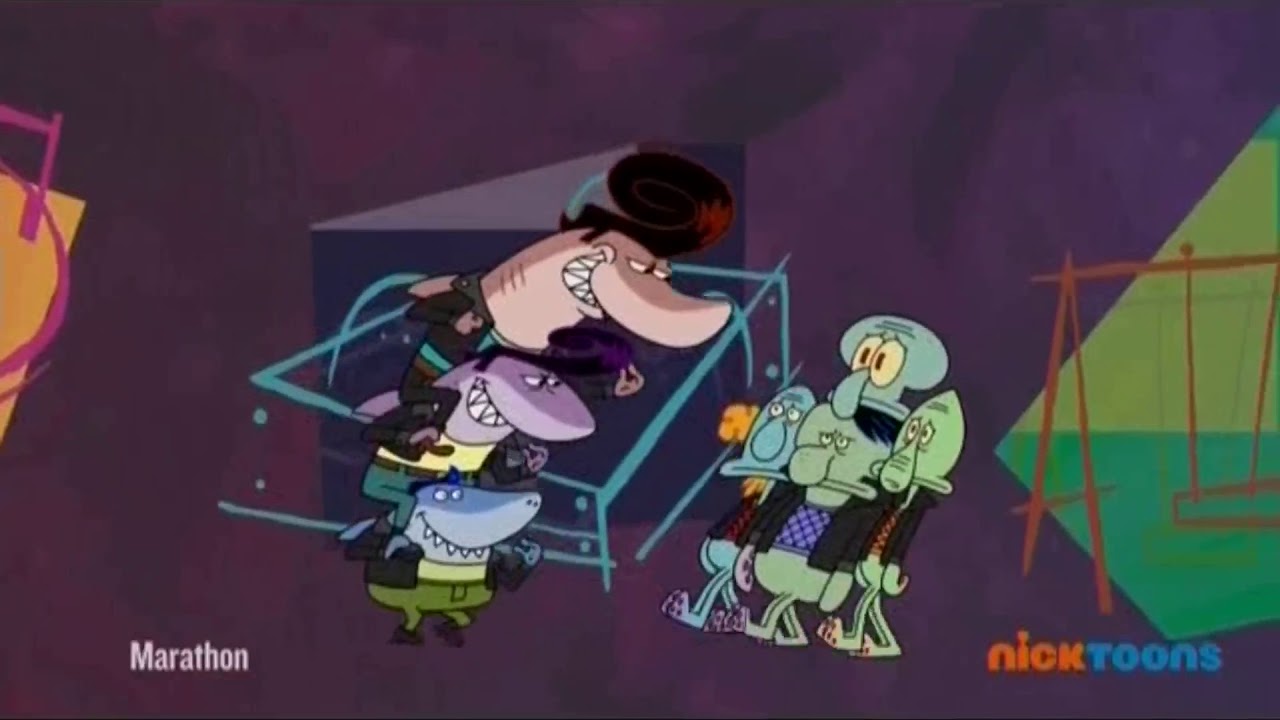 Spongbob Squarepants sharks vs pods - YouTube