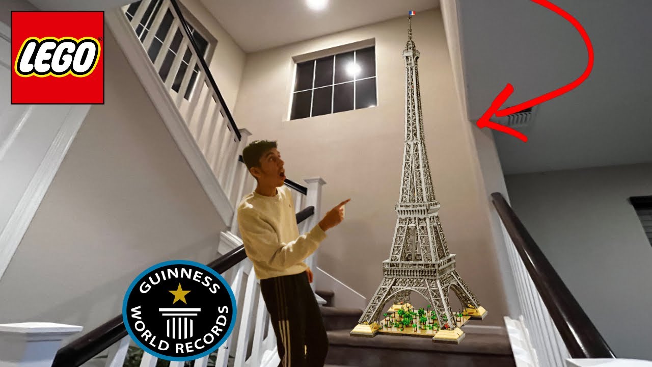 I Built The World's Largest Lego Tower - YouTube