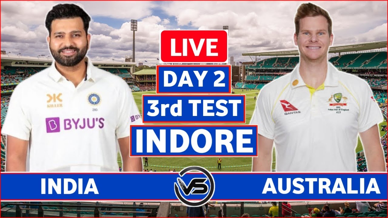 India Vs Australia 3rd Test Day 2 Live Scores Ind Vs Aus 3rd Test